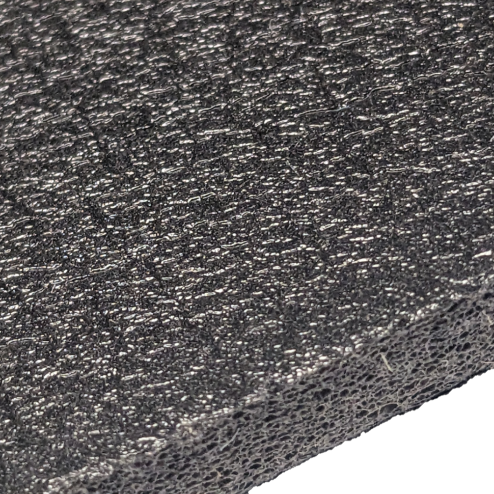 3/8" Thick Black Foam Strip, 3/4" Width x 50' Length, Rubber Adhesive ...
