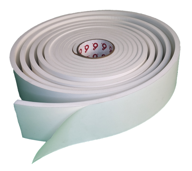 2 Pack Double Sided PE Glazing Foam .06” T x 5/8” W x 108’ L — Pres-Bond