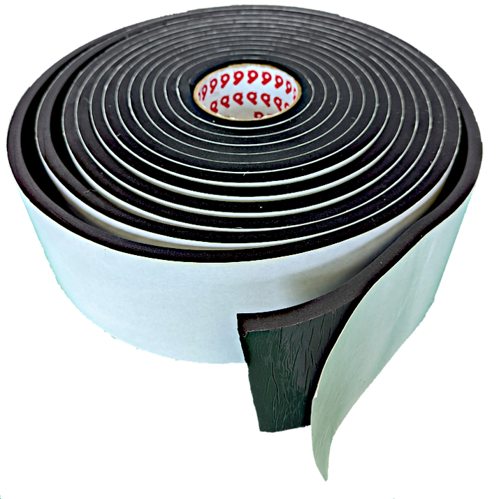 Neoprene Vinyl Foam Tape, 4 IN x 25 FT, Acrylic PSA — Pres-Bond
